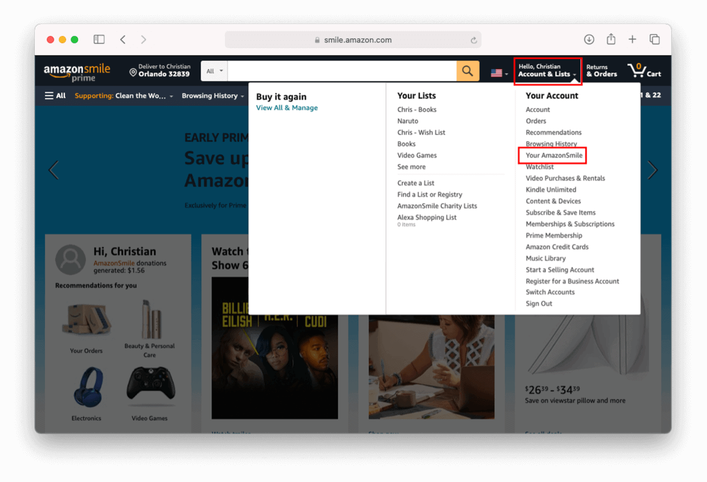 Make Your Shopping Count with AmazonSmile - The WASH ...