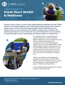 Mobile Hygiene Program Overview - The WASH Foundation