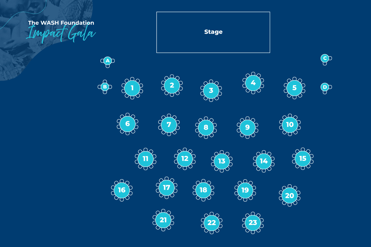 2024 Impact Gala Seating Map (23) - The WASH Foundation